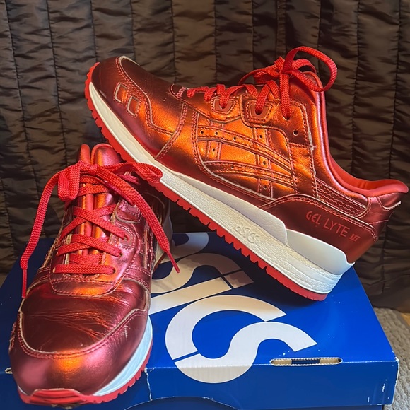 Asics | Shoes | Asics Gel Lute Iii Shiny Red | Poshmark
